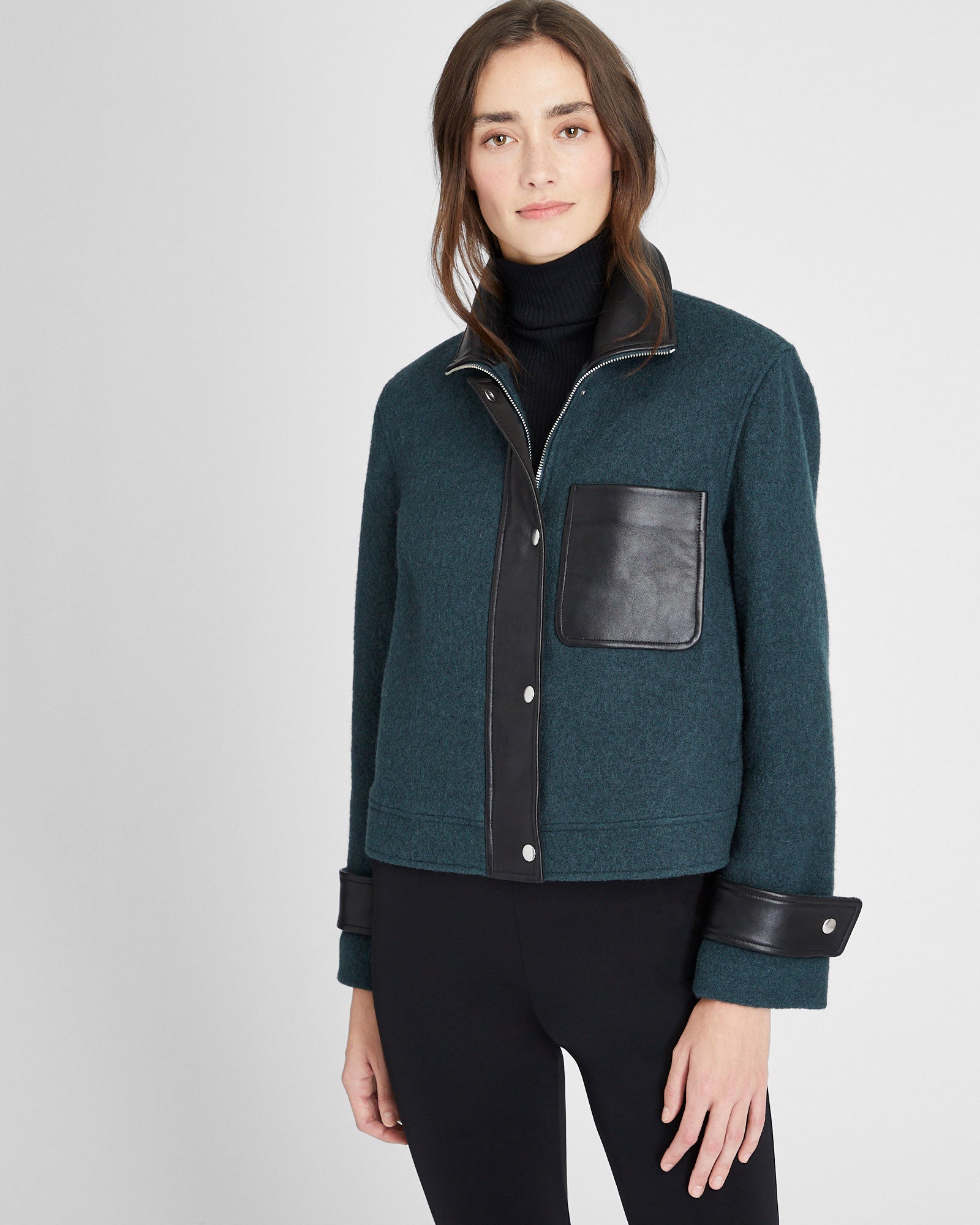 Club Monaco Leather Jacket