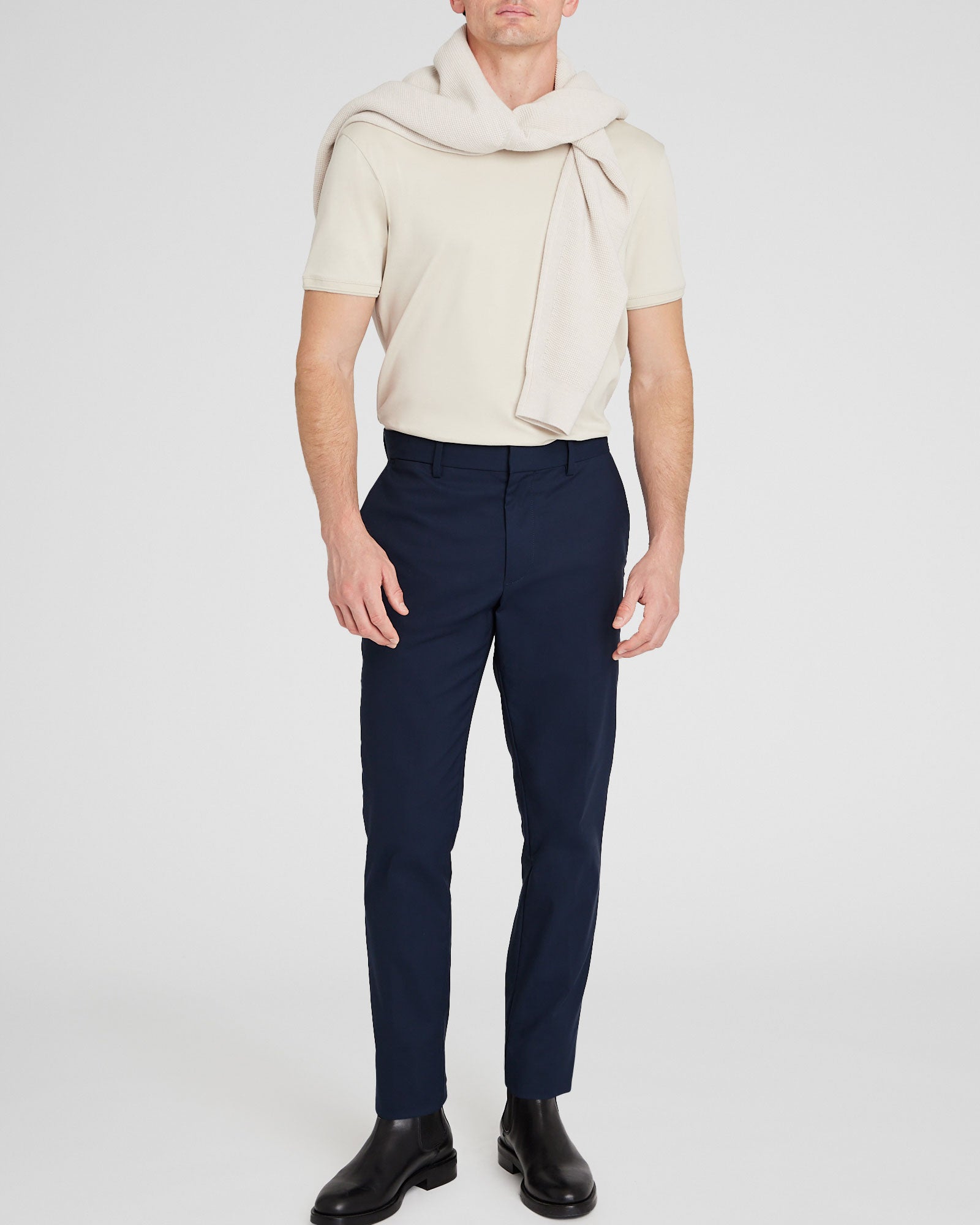 Men's Navy City Dress Trouser | Club Monaco Corp, CA US