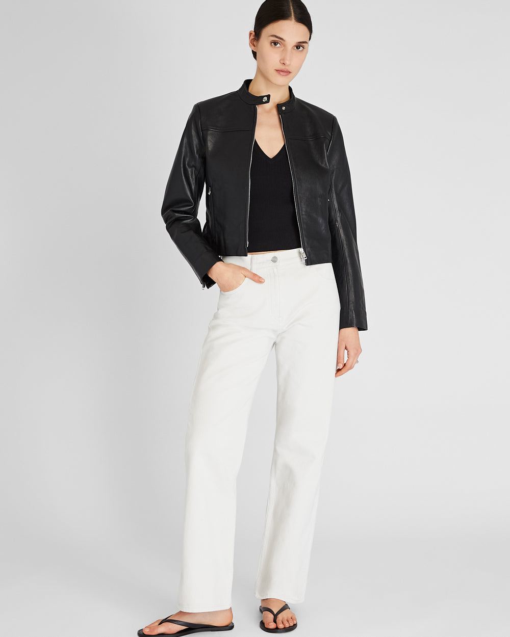 Club Monaco Leather Jacket