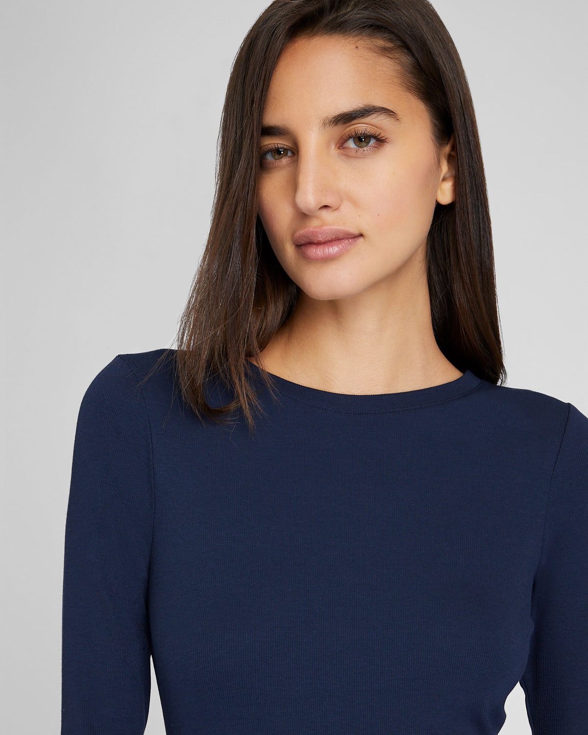 Women's Navy Carolena Top | Club Monaco US