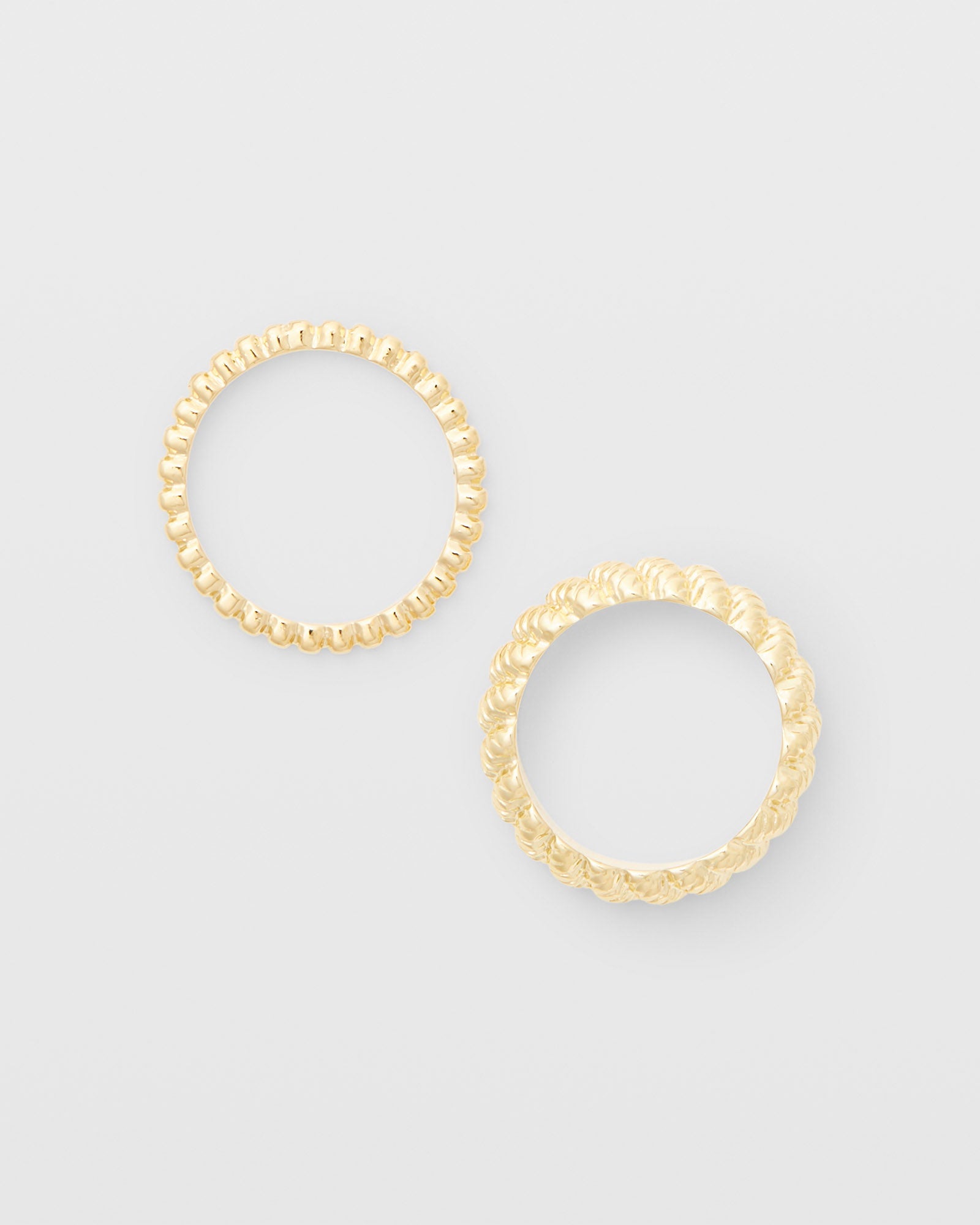 Women's Gold Twist Ring Set | Club Monaco Corp, CA US