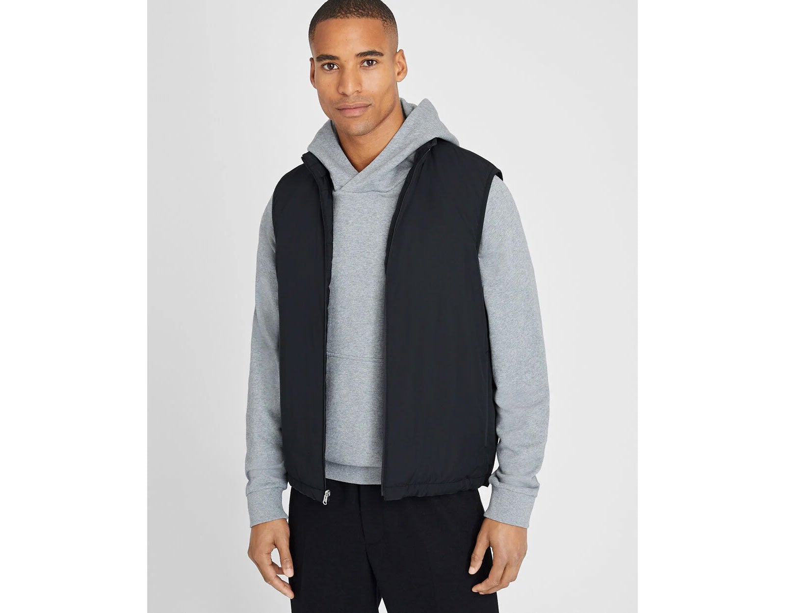 Men's Black Club Vest | Club Monaco Corp, CA US