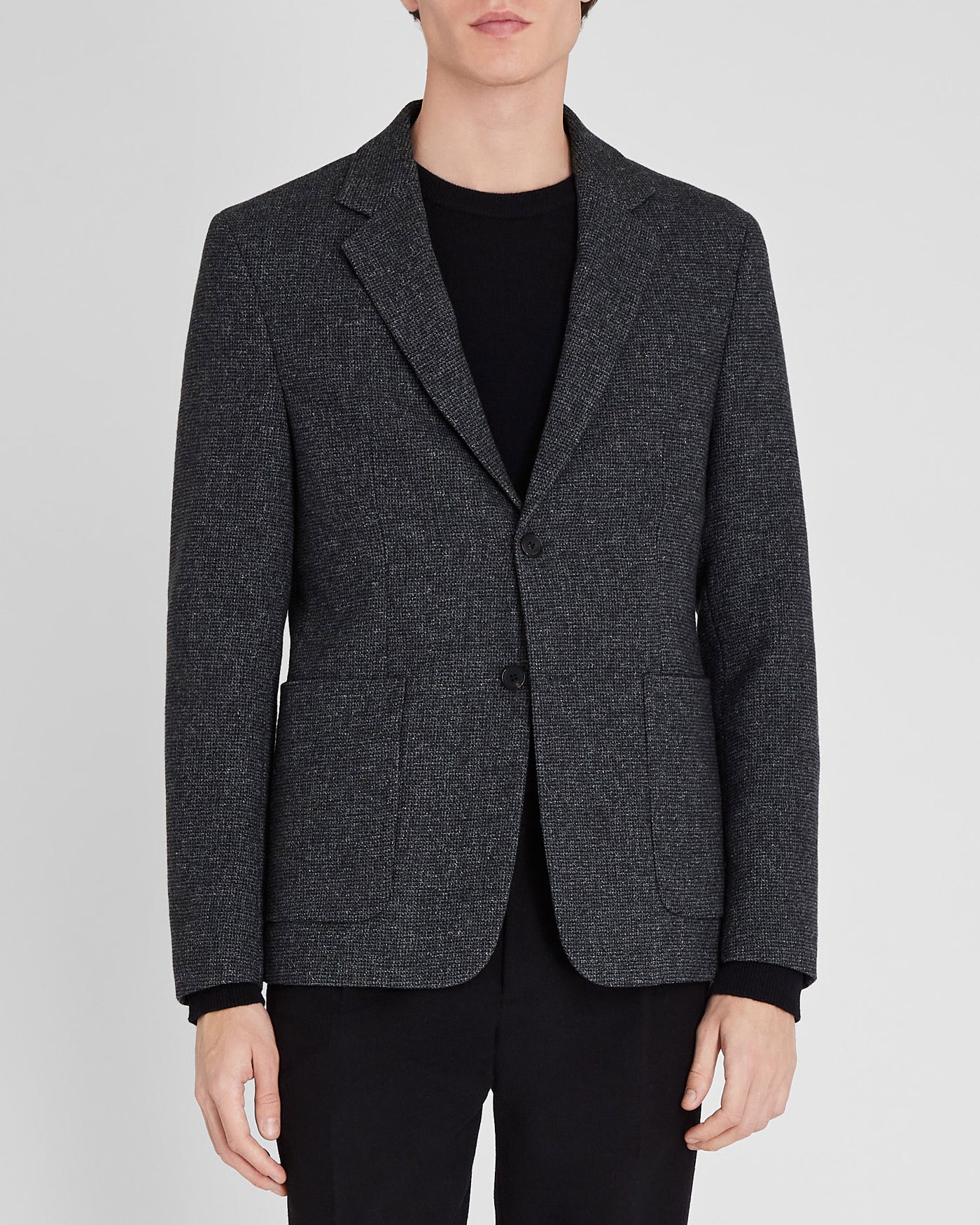 Men's Navy Capsule Winter Textured Jacket | Club Monaco Corp, CA US