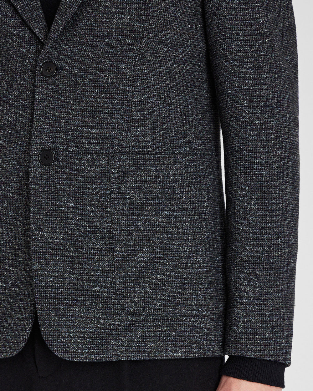 Men's Navy Capsule Winter Textured Jacket | Club Monaco US