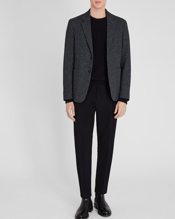 Men's Navy Capsule Winter Textured Jacket | Club Monaco US